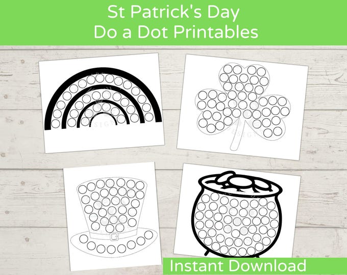 Spring Animals Dot Marker Printables/ Do a Dot Printable/ Baby Animals ...