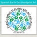 Día De La Tierra Handprint Art / Earth Day Toddler Handprint Arte ...