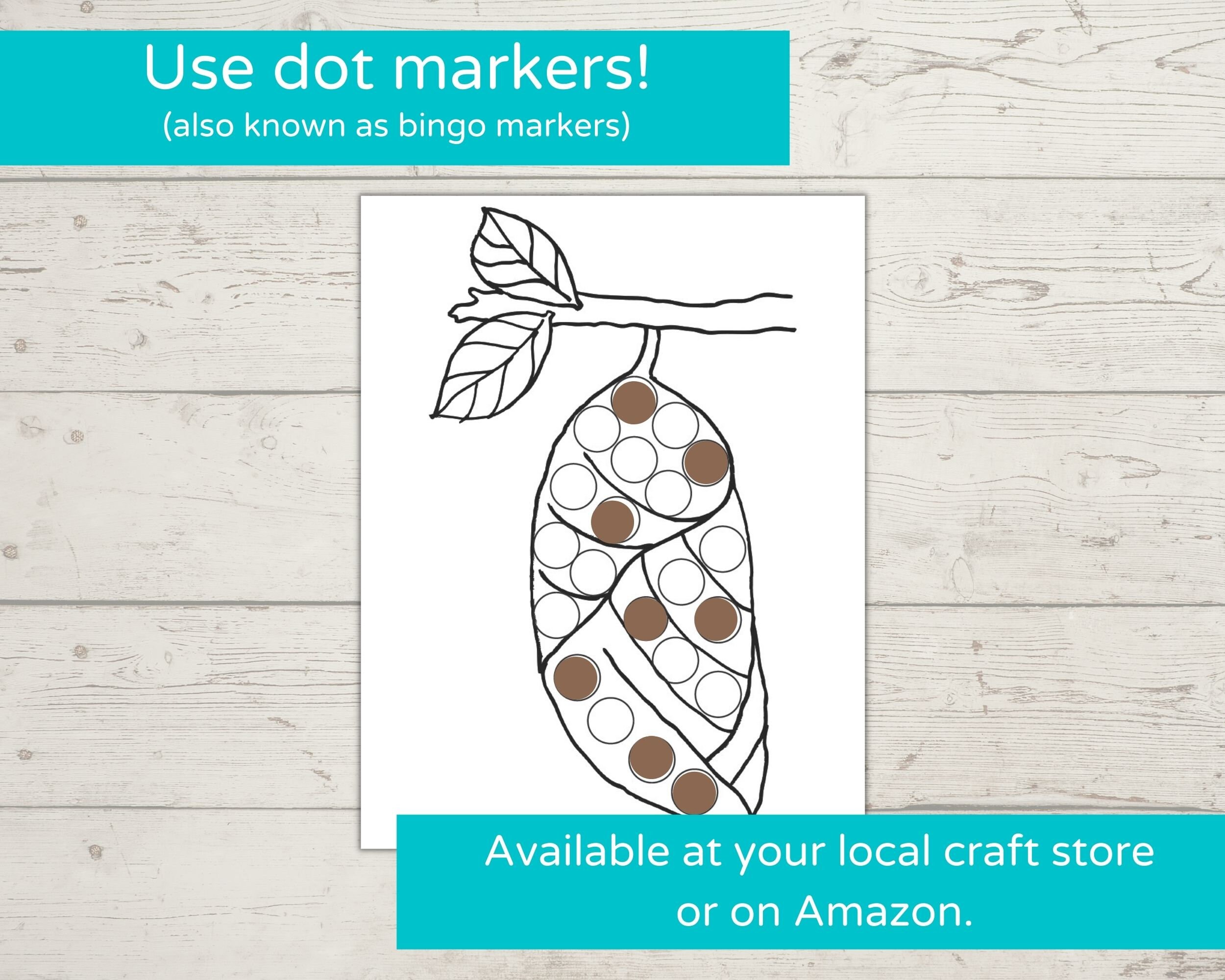 Butterfly Unit Dot Marker Printables/ Do a Dot Printable/ Butterfly ...