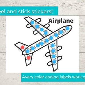 Transportation Dot Marker Printables/ Do a Dot Printable/ Toddler ...