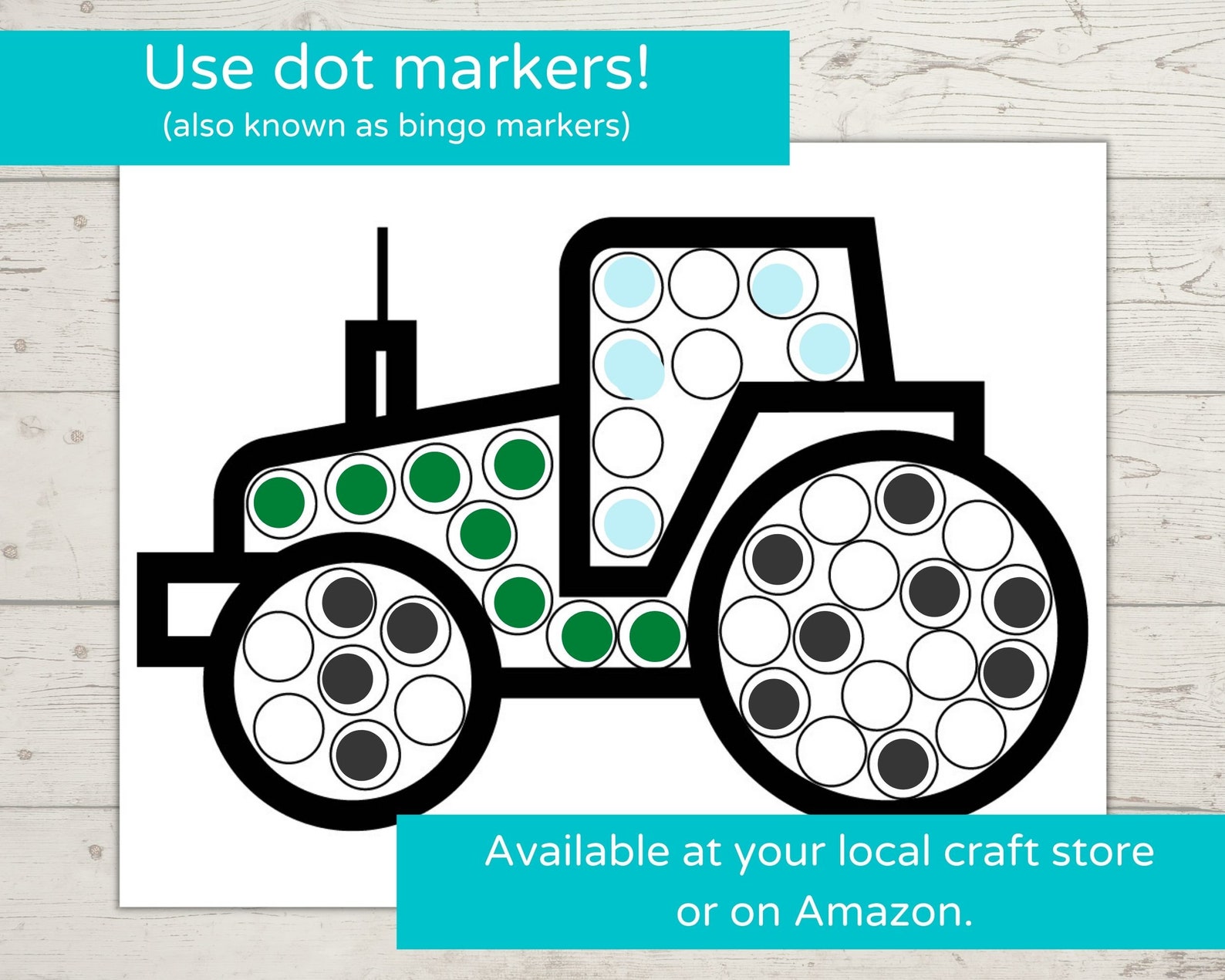 Farm Dot Marker Printables/ Do a Dot Printable/ Farm Toddler Activity ...
