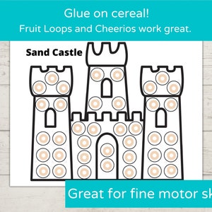 Beach Theme Dot Marker Printables/ Do a Dot Printable/ Toddler Activity ...