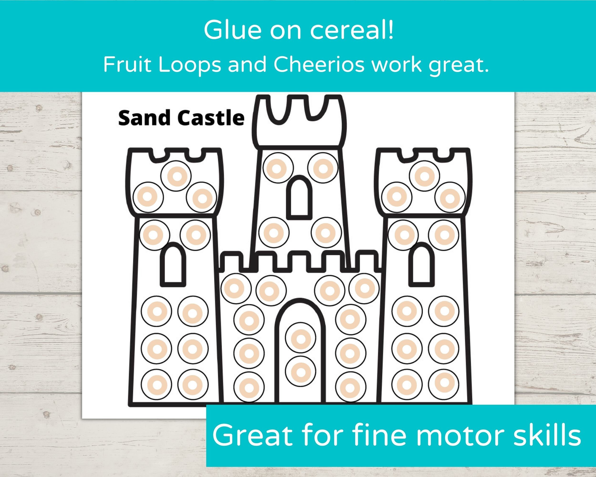 Beach Theme Dot Marker Printables/ Do a Dot Printable/ Toddler Activity ...