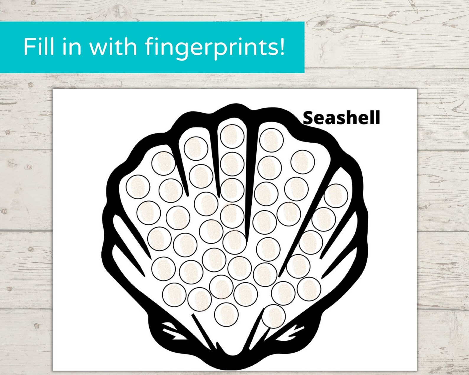 Beach Theme Dot Marker Printables/ Do a Dot Printable/ Toddler Activity ...