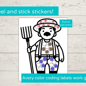 Farm Dot Marker Printables/ Do a Dot Printable/ Farm Toddler Activity ...