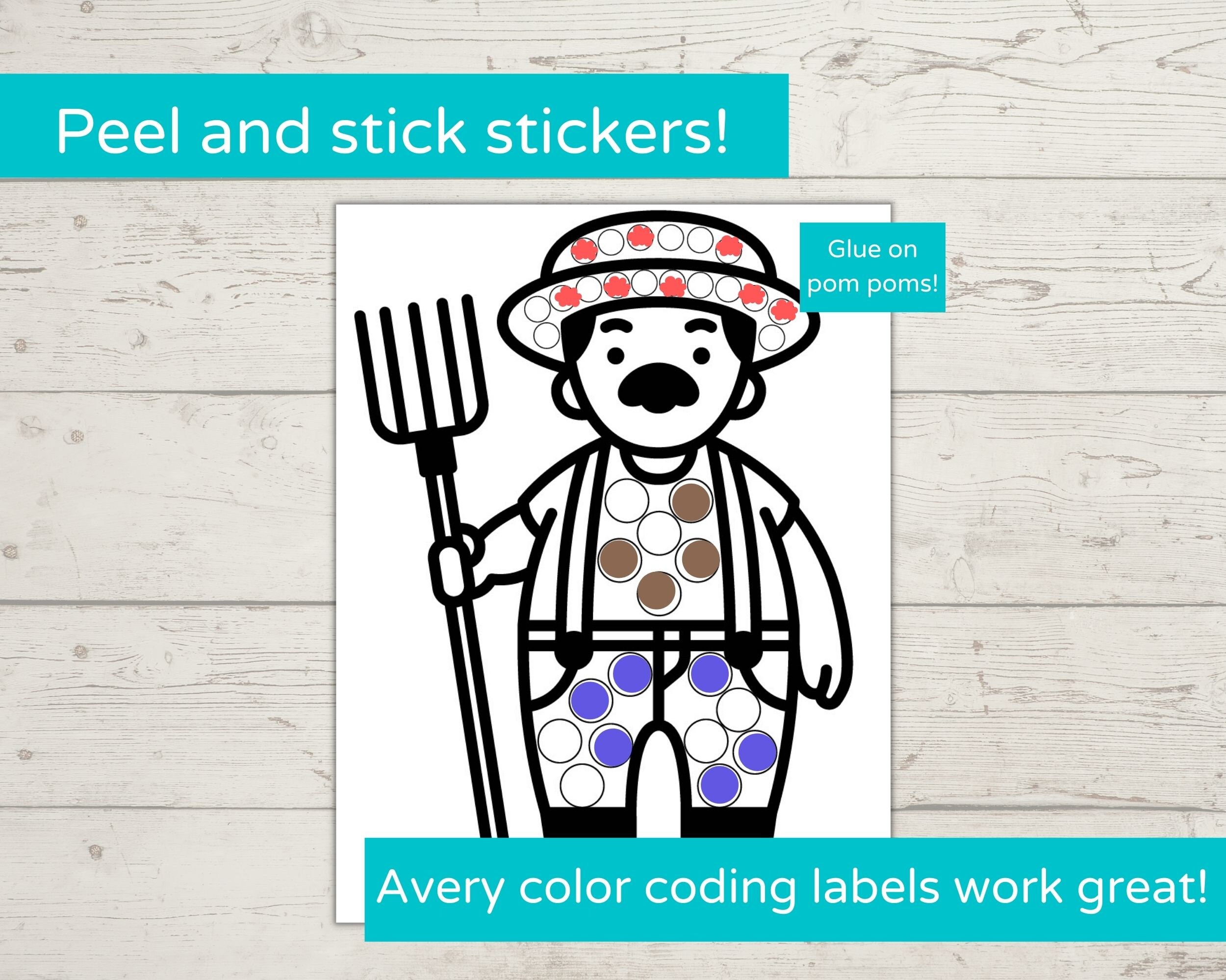 Farm Dot Marker Printables/ Do a Dot Printable/ Farm Toddler Activity ...