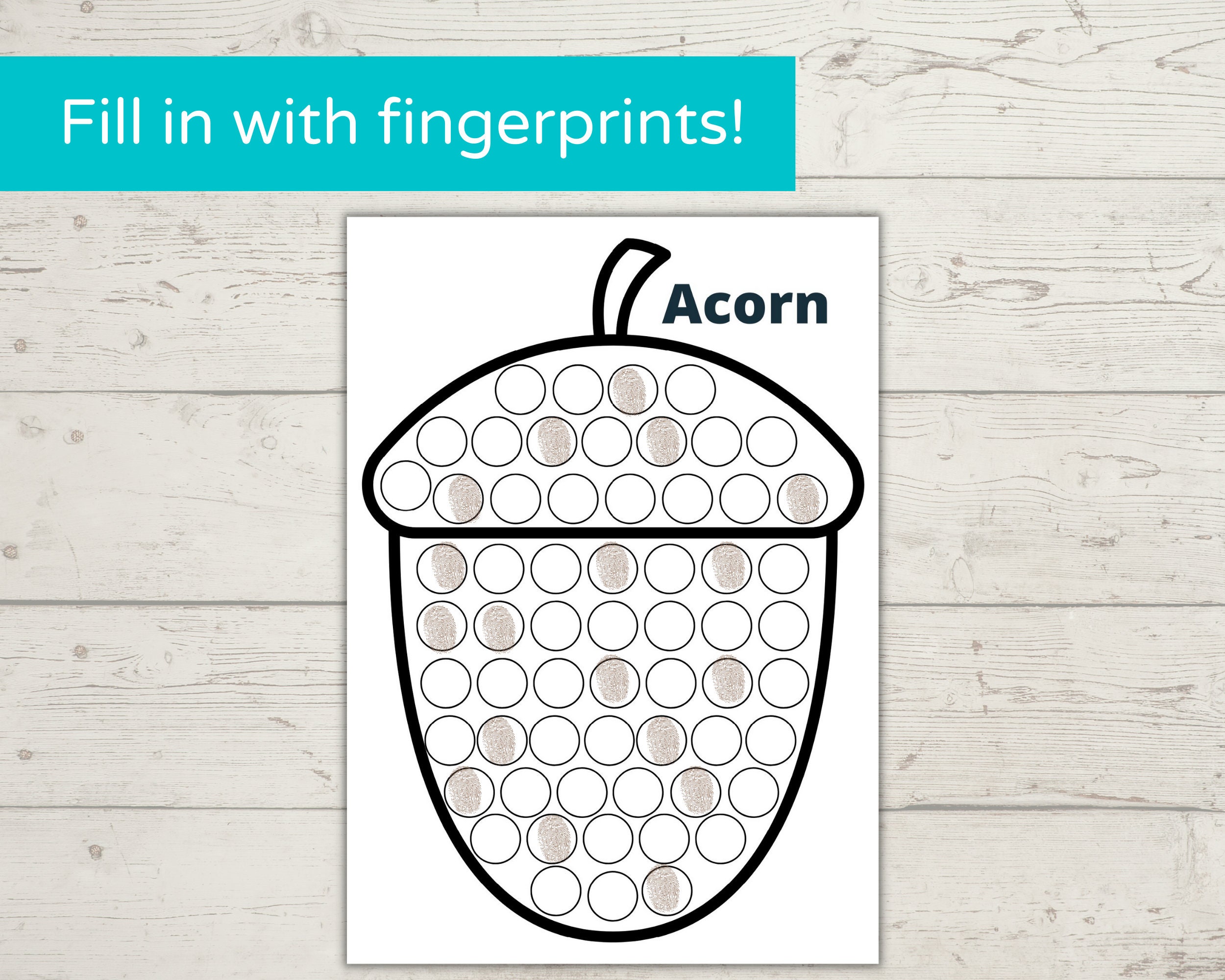 Fall Dot Marker Printables/ Do a Dot Printable/ Toddler Activity ...