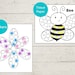 Bees and Flowers Dot Marker Printables/ Do a Dot Printable/ Toddler ...