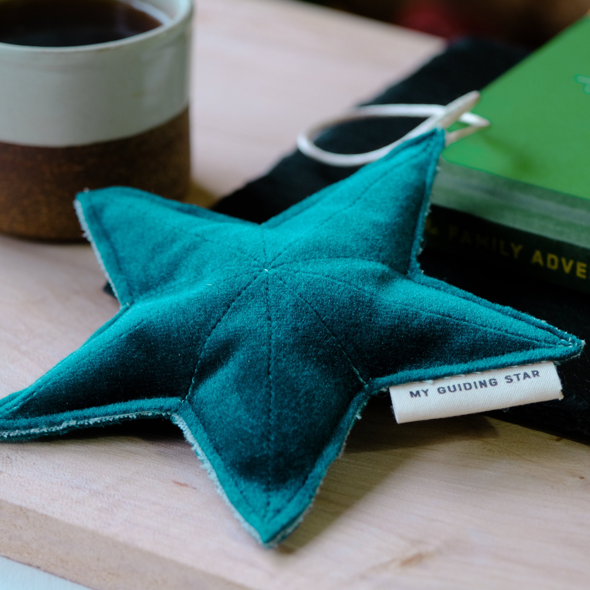Gold Star Teacher Gift My Guiding Star Velvet Ornament - Etsy