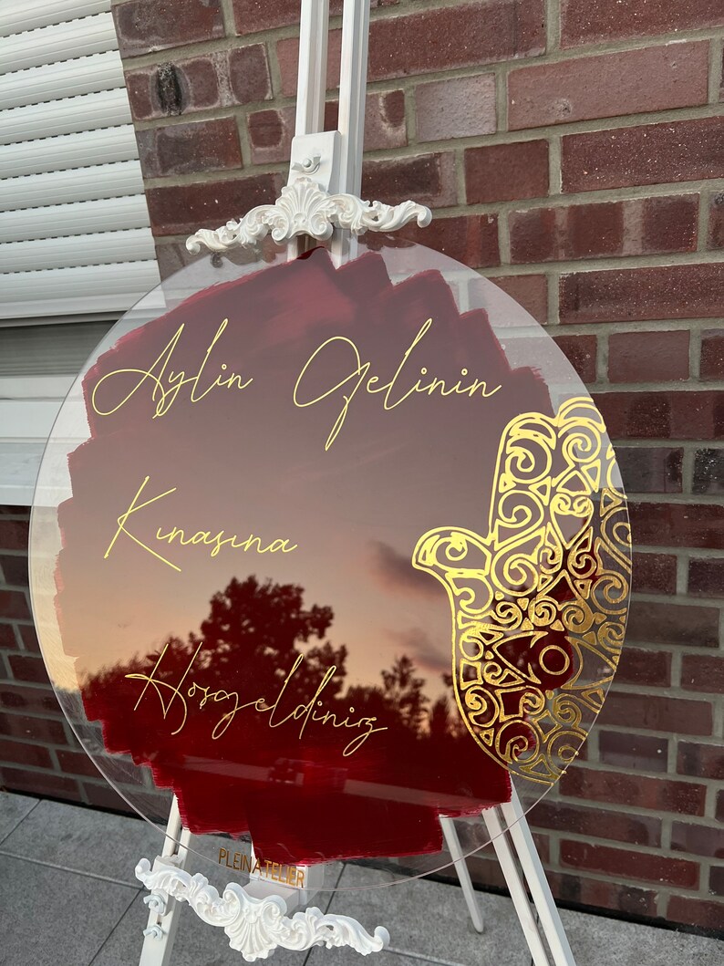 Welcome Sign Personalized Reception Sign Perspex Wedding - Etsy