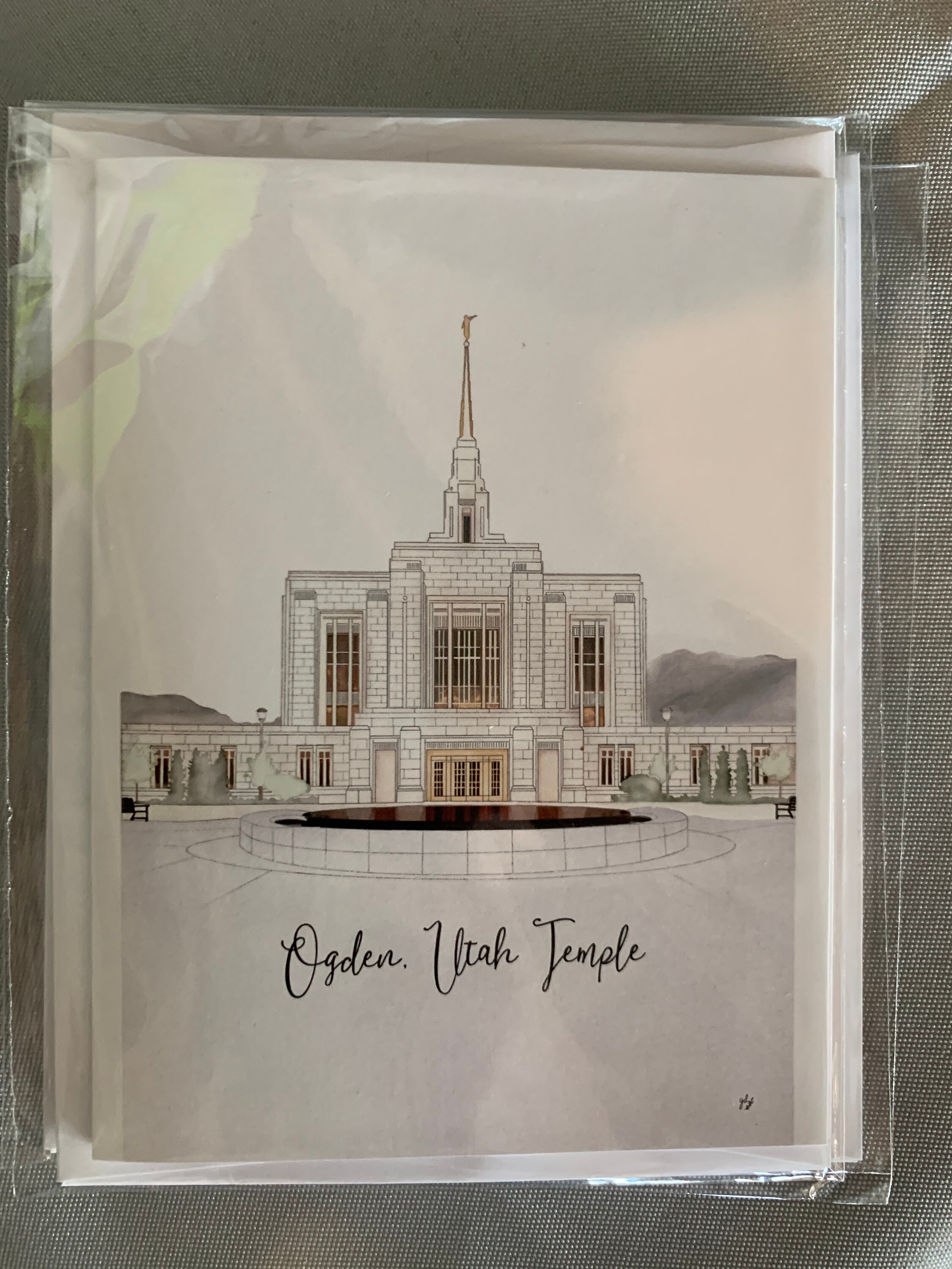 Temple Cards With Enevelope - Etsy