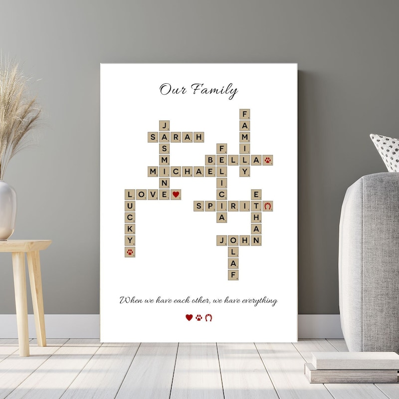 Crossword Names - Etsy