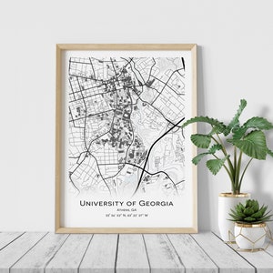 Uga Campus Map Printable Maps