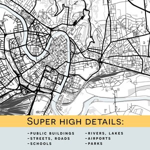 Verona Map - Italy - City Map With High Details - Printable Map Poster ...