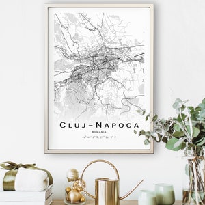 Cluj-napoca Map - Romania - City Map With High Details - Printable Map ...