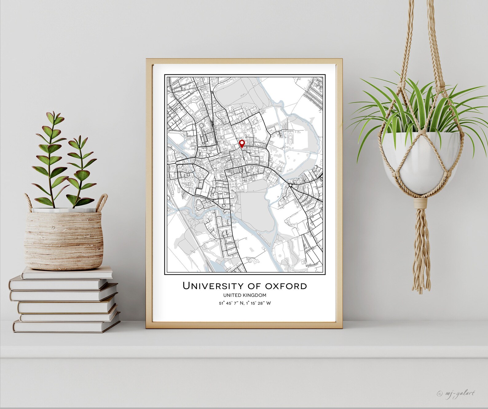 Custom Map Graduation Gift Your School or University Map | Etsy