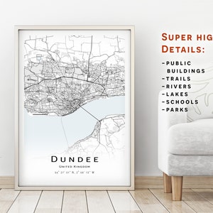 Dundee Map, United Kingdom - City Map With High Details - Instant ...
