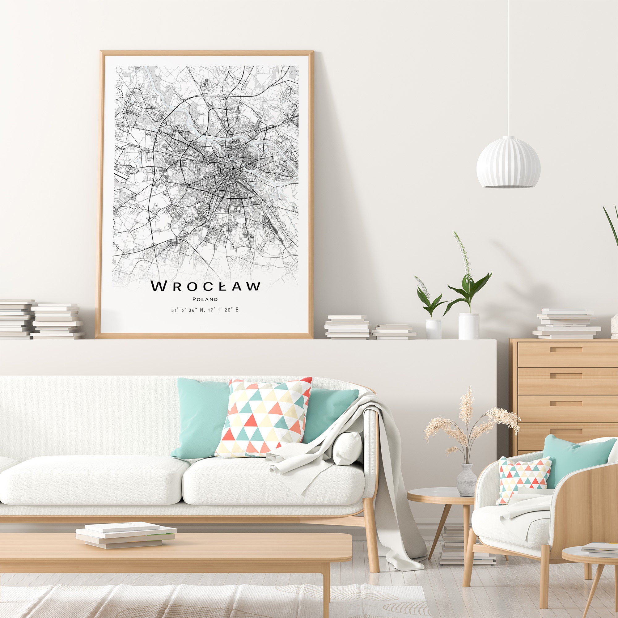 Wroclaw Map, Poland - City Map With High Details - Instant Download ...