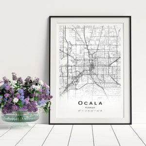 Ocala Map, Florida, United States - City Map With High Details ...
