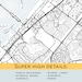 Dubai, United Arab Emirates - City Map With High Details - Printable ...
