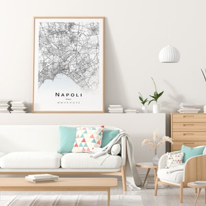 Napoli Map, Italy - City Map With High Details - Instant Download ...