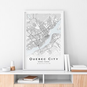 Quebec City Map - Quebec Canada - Map With High Details - Printable Map ...