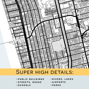Hermosa Beach Map, California, United States (USA) - City Map With High ...