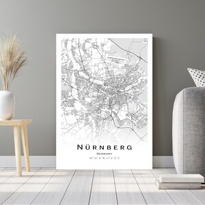 Nurnberg Map, Germany - City Map With High Details - Instant Download ...