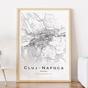 Cluj-napoca Map - Romania - City Map With High Details - Printable Map ...