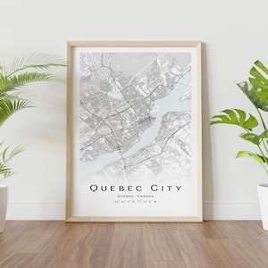 Quebec City Map - Quebec Canada - Map With High Details - Printable Map ...