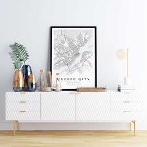 Quebec City Map - Quebec Canada - Map With High Details - Printable Map ...