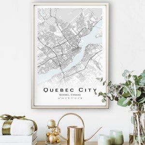 Quebec City Map - Quebec Canada - Map With High Details - Printable Map ...