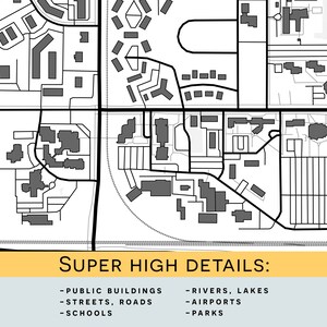 University of North Dakota Map, Grand Forks, ND - Graduation Gift -wall ...