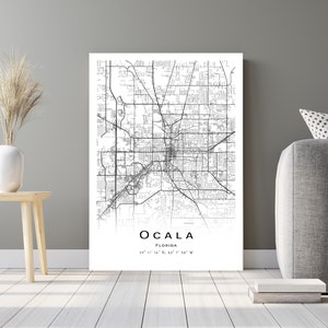 Ocala Map, Florida, United States - City Map With High Details ...