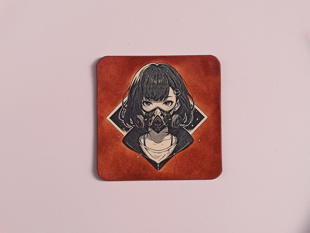 Handmade Leather Patch: Hand-painted Italian Leather - Etsy