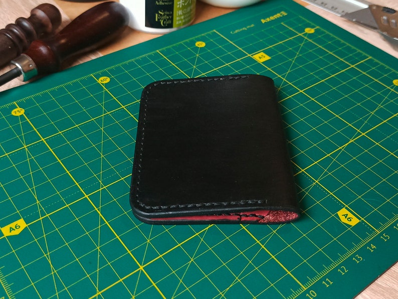 Leather Skull Wallet. Handmade Wallet - Etsy