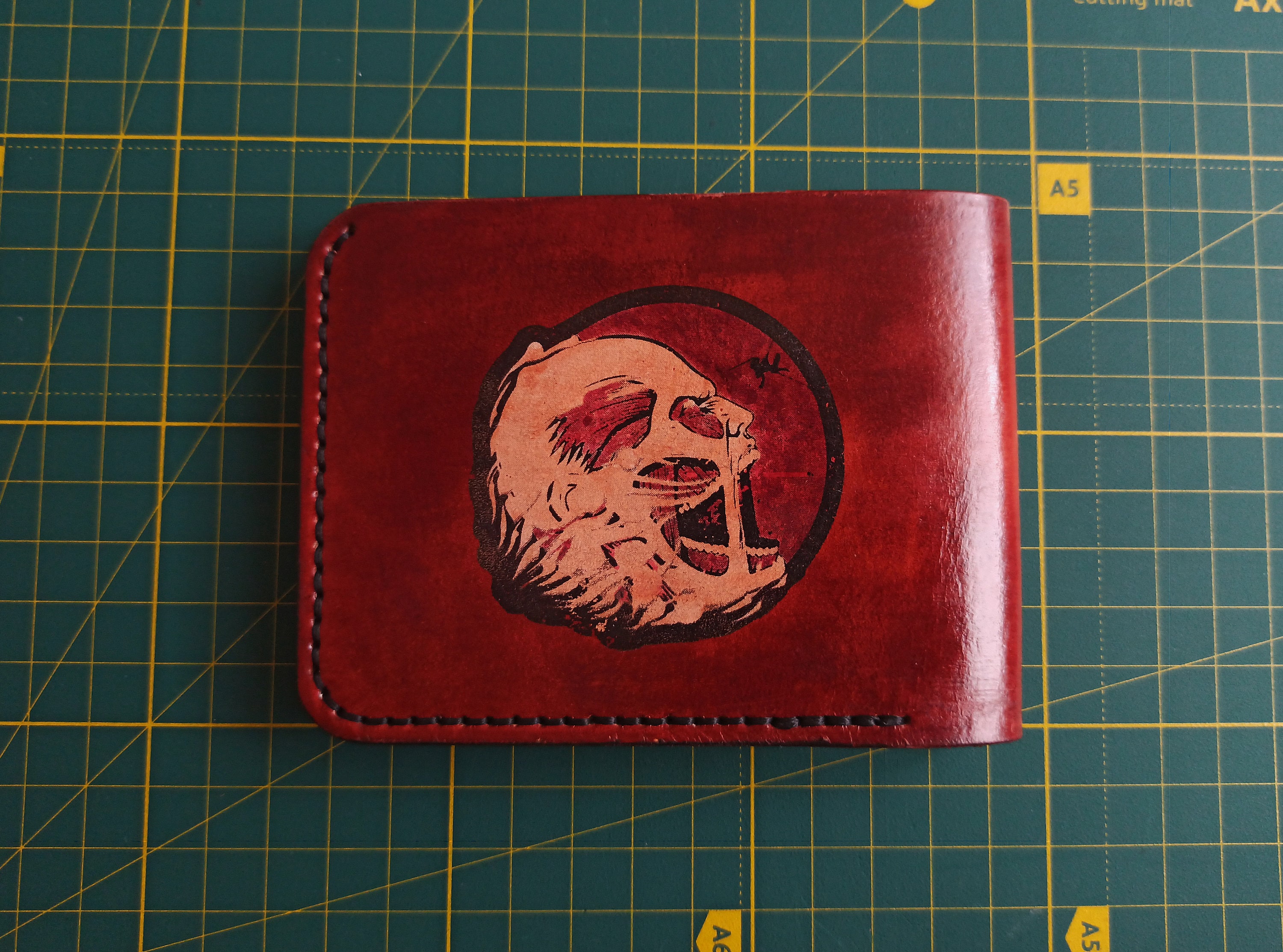 Handmade Wallet in Anime Style. Real Leather. - Etsy