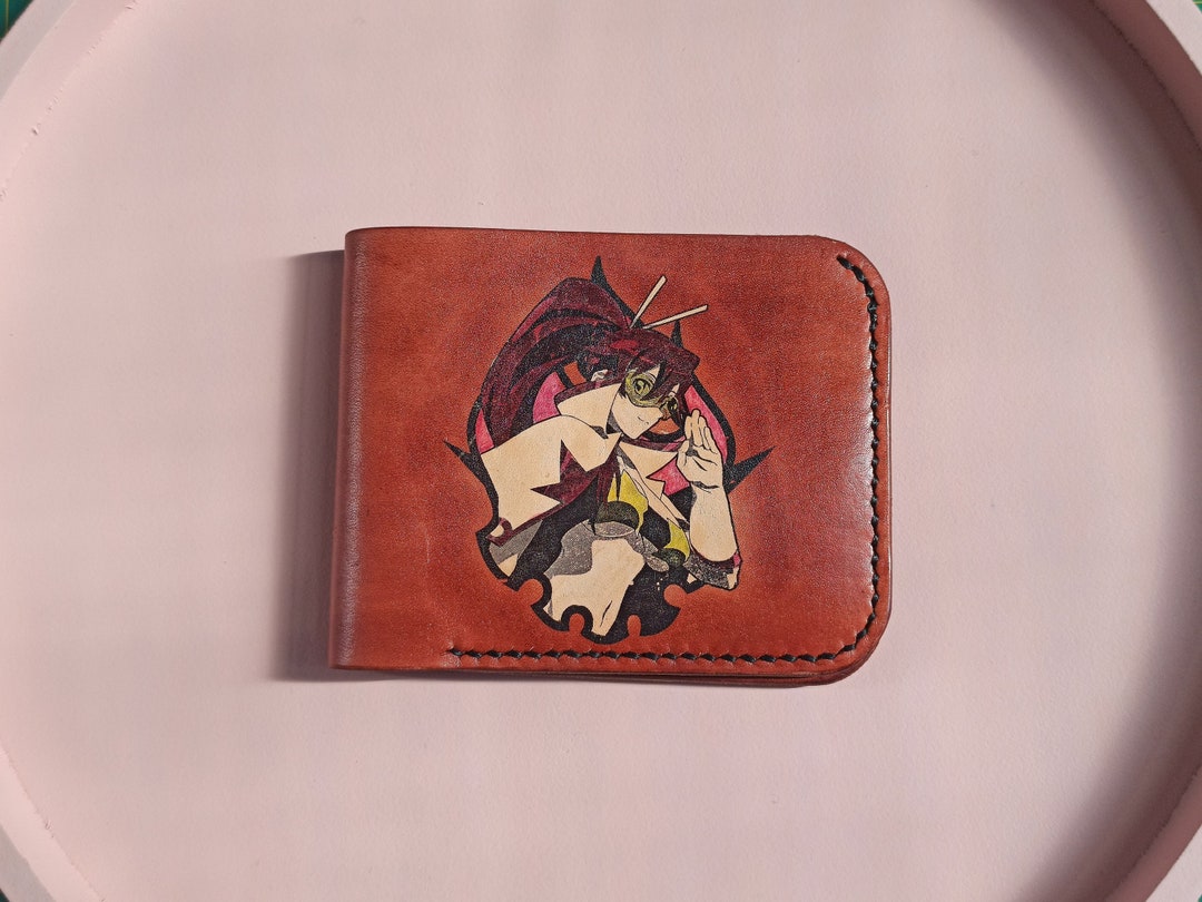 Handmade Wallet in Anime Style. Real Leather. - Etsy