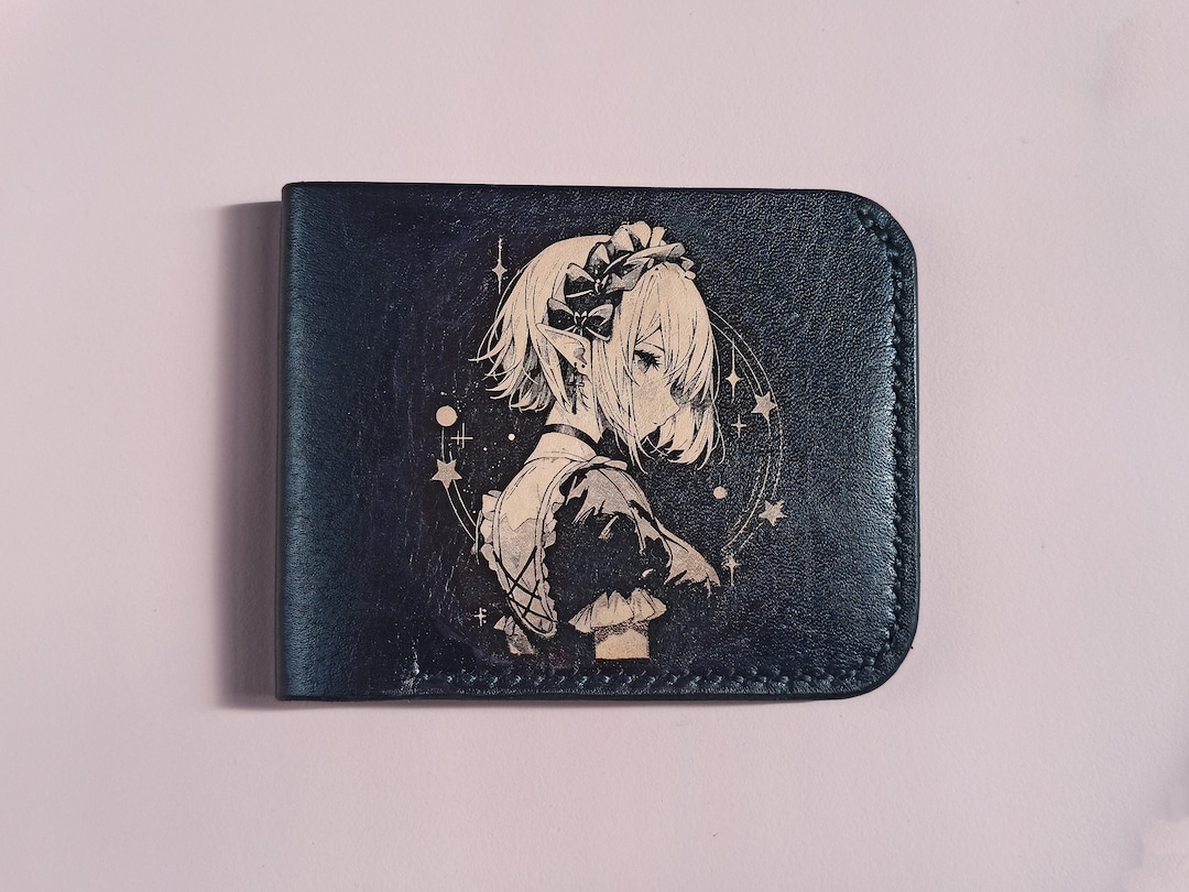 Handmade Wallet in Anime Style. Real Leather. - Etsy