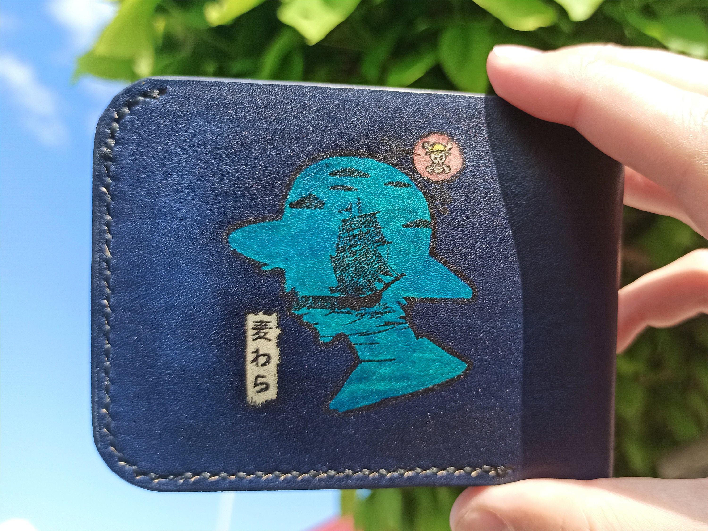 Handmade Wallet in Anime Style. Real Leather. - Etsy
