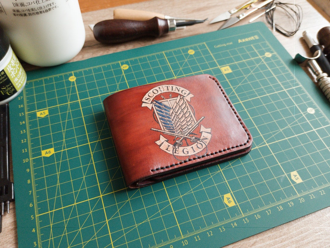 Handmade Wallet in Anime Style. Real Leather. - Etsy