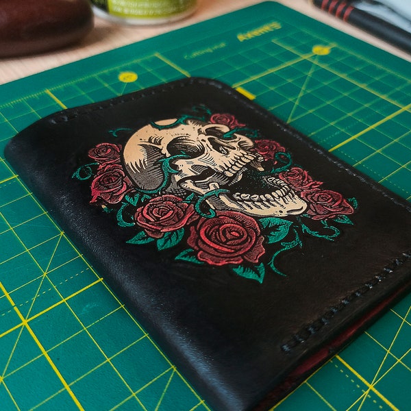 Skull Wallet - Etsy