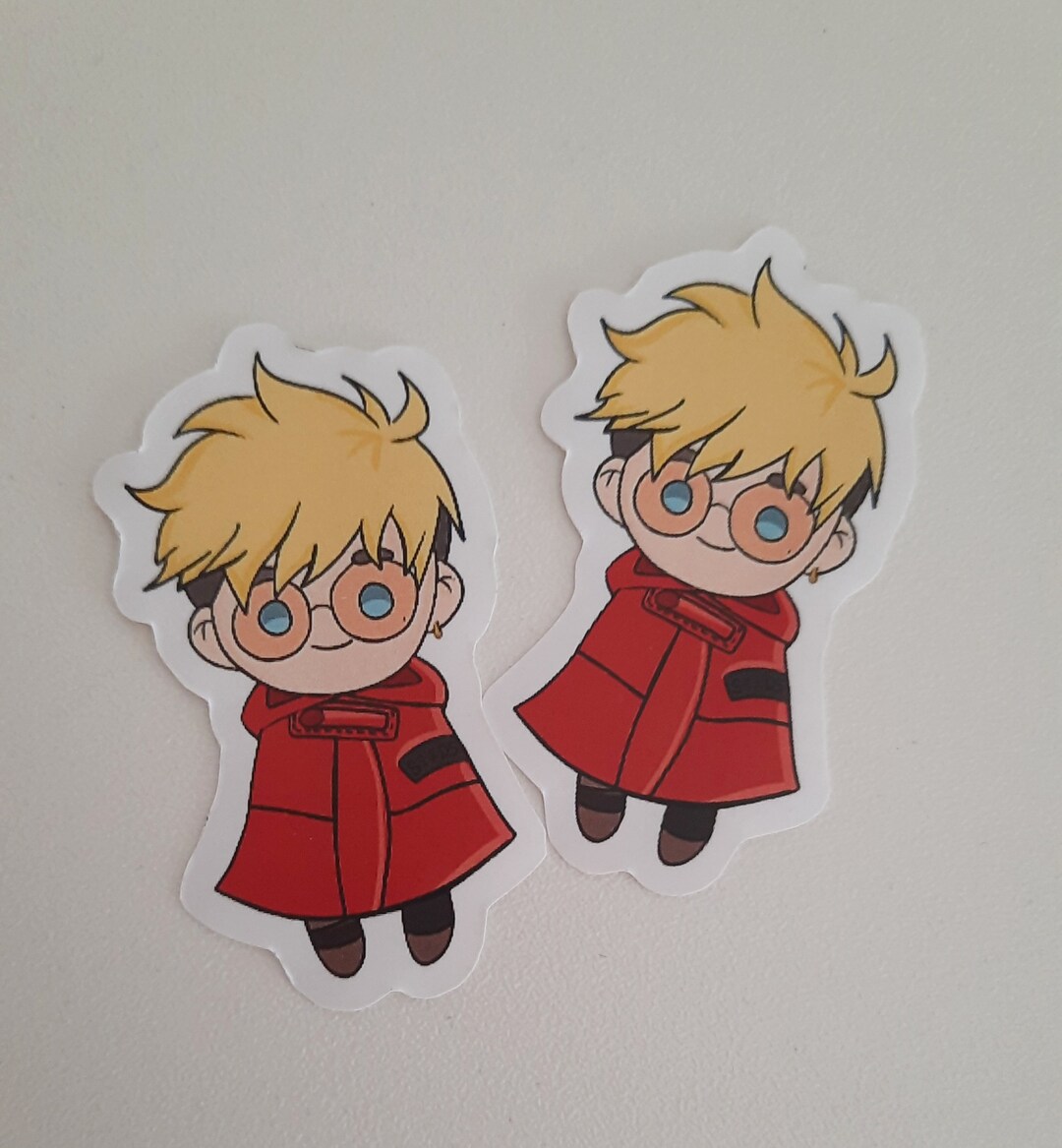 Vash the Stampede Sticker Trigun - Etsy