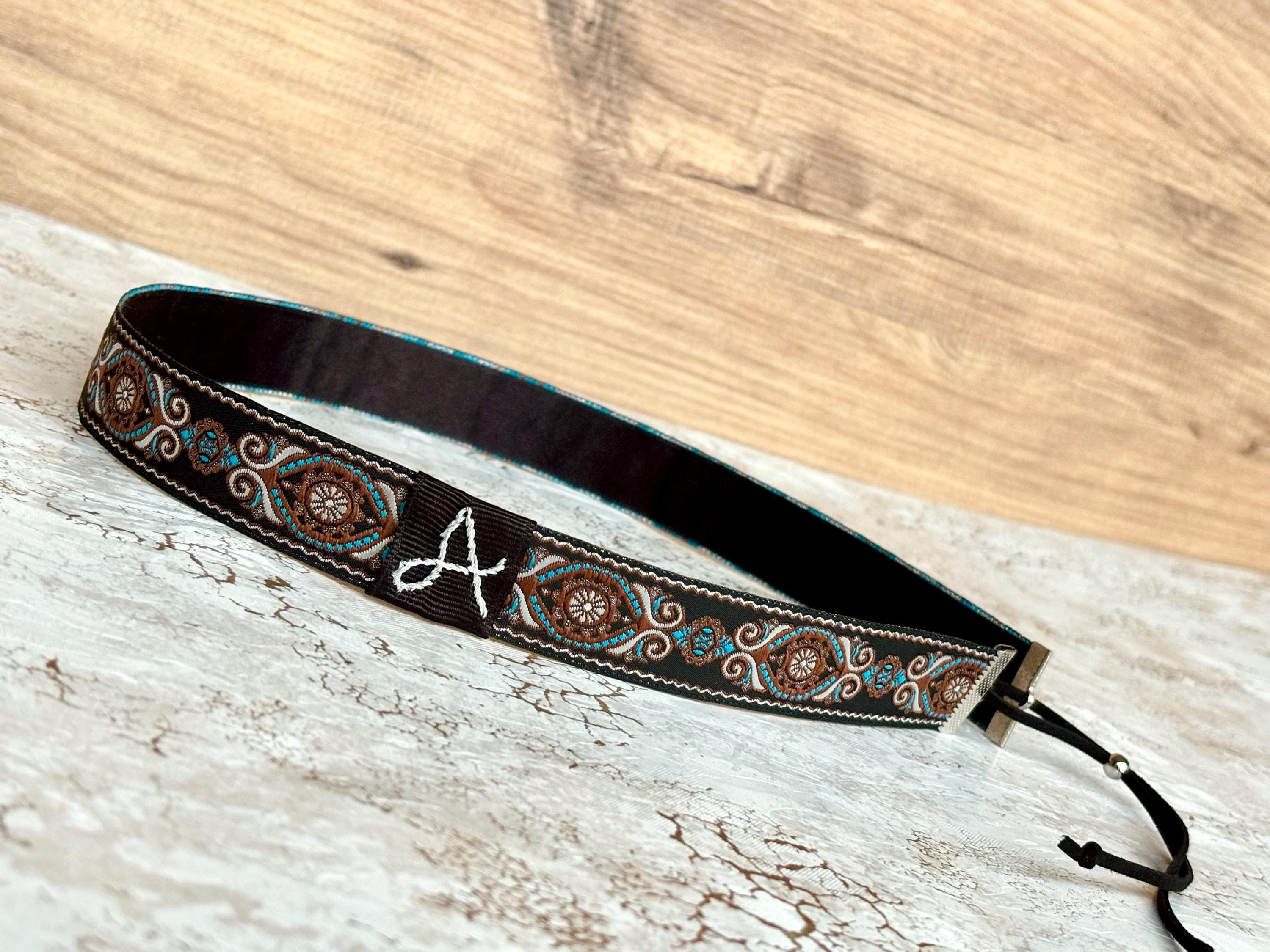 Hat Band for Fedora Hat in Black, Brown, Blue and Silver Colors. Custom ...