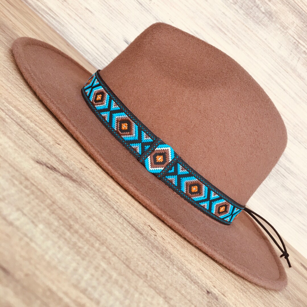 Cowboy Hat Band Adjustable to Any Type of Hats, Mens Fedora Hat Jewelry ...