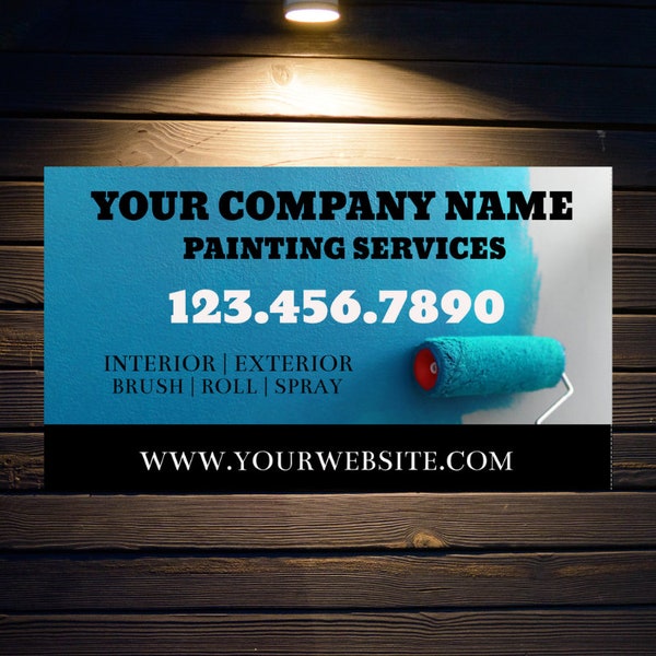 House Painter Business Card - Etsy
