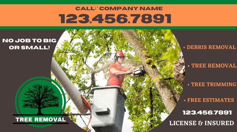 Tree Services Flyer, Lawn Care Flyer, Facebook Banner, Fully ...