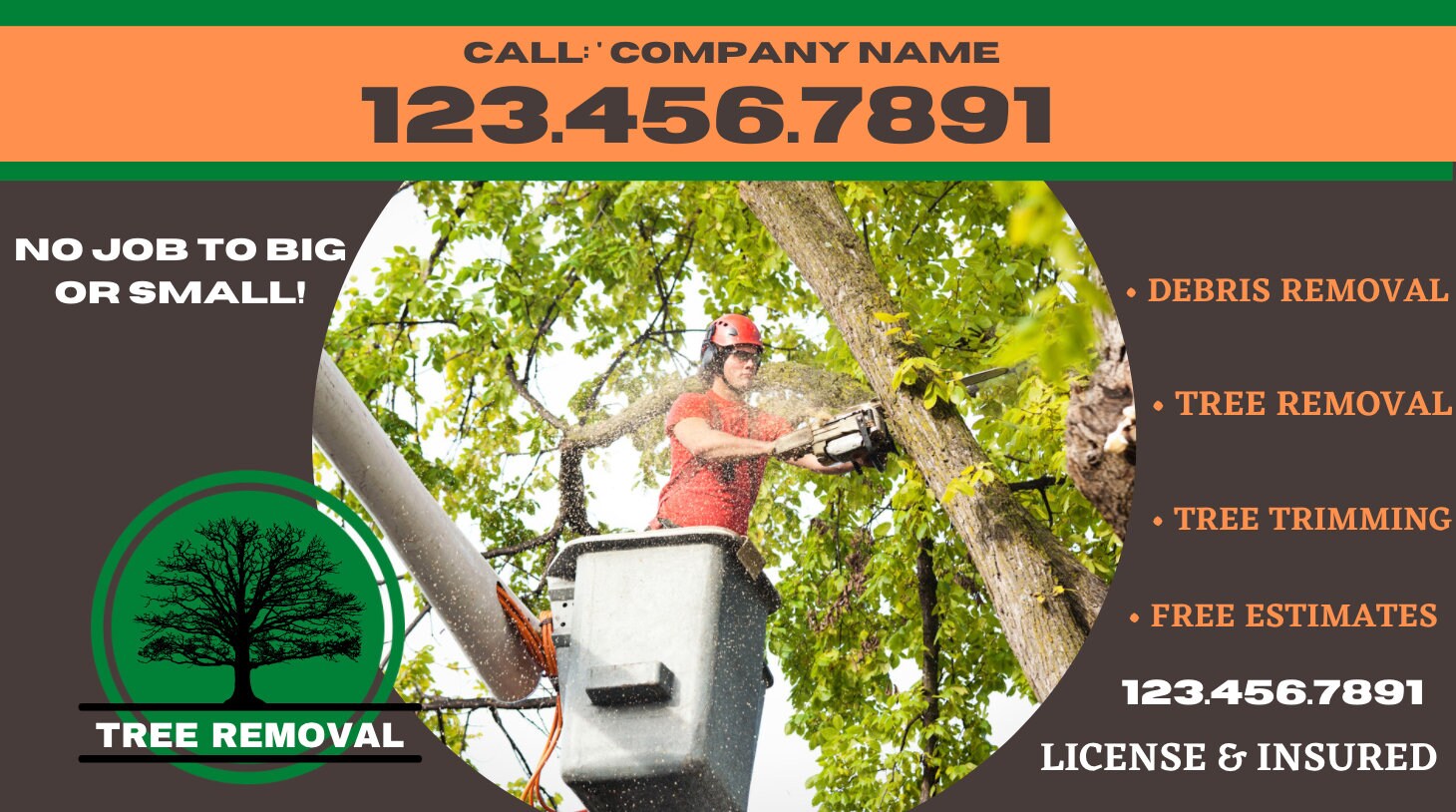 Tree Services Flyer, Lawn Care Flyer, Facebook Banner, Fully ...