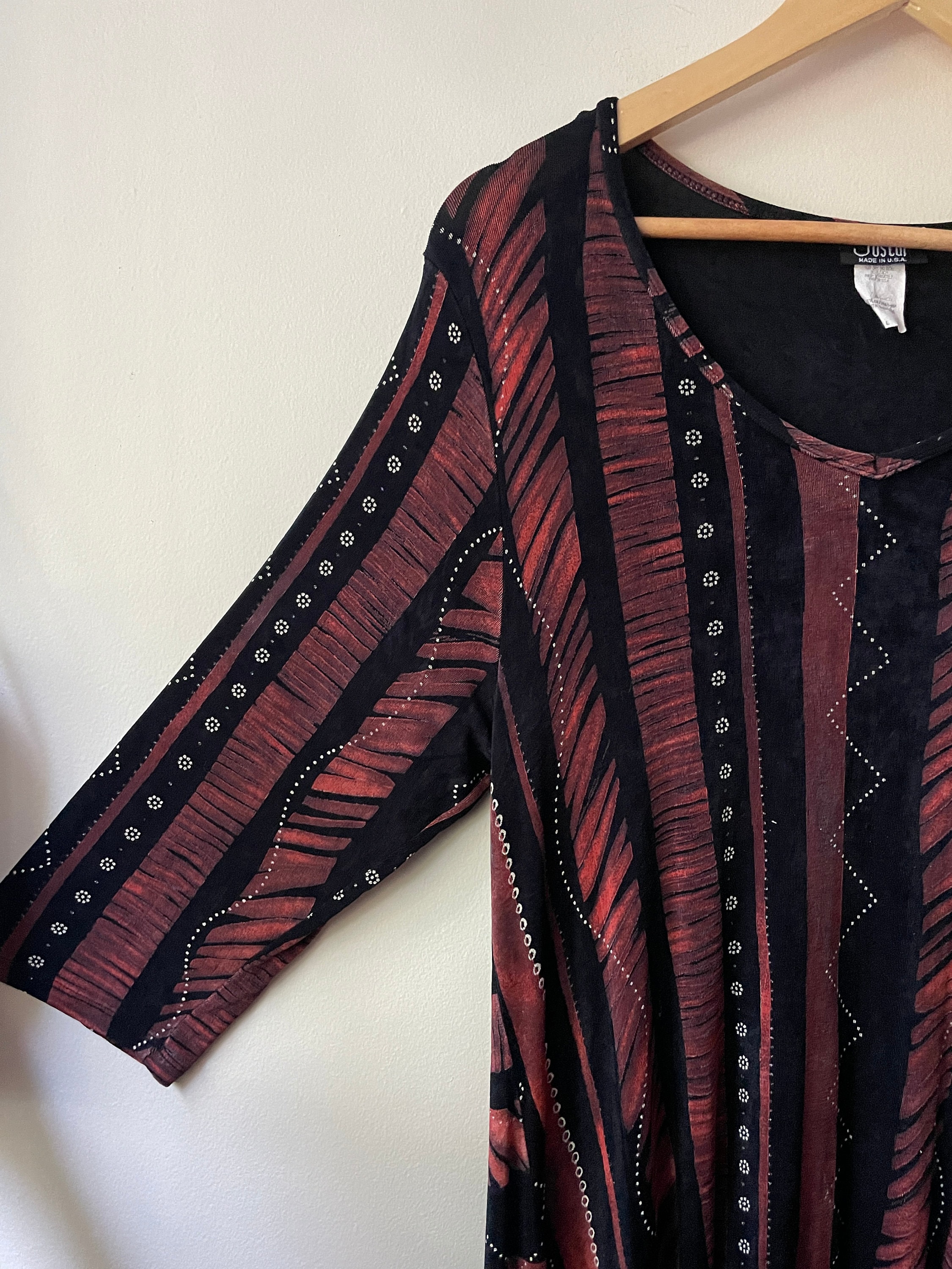 Vintage Jostar Dress | 1990s | Witch Aesthetic | Striped Dress | 90s ...