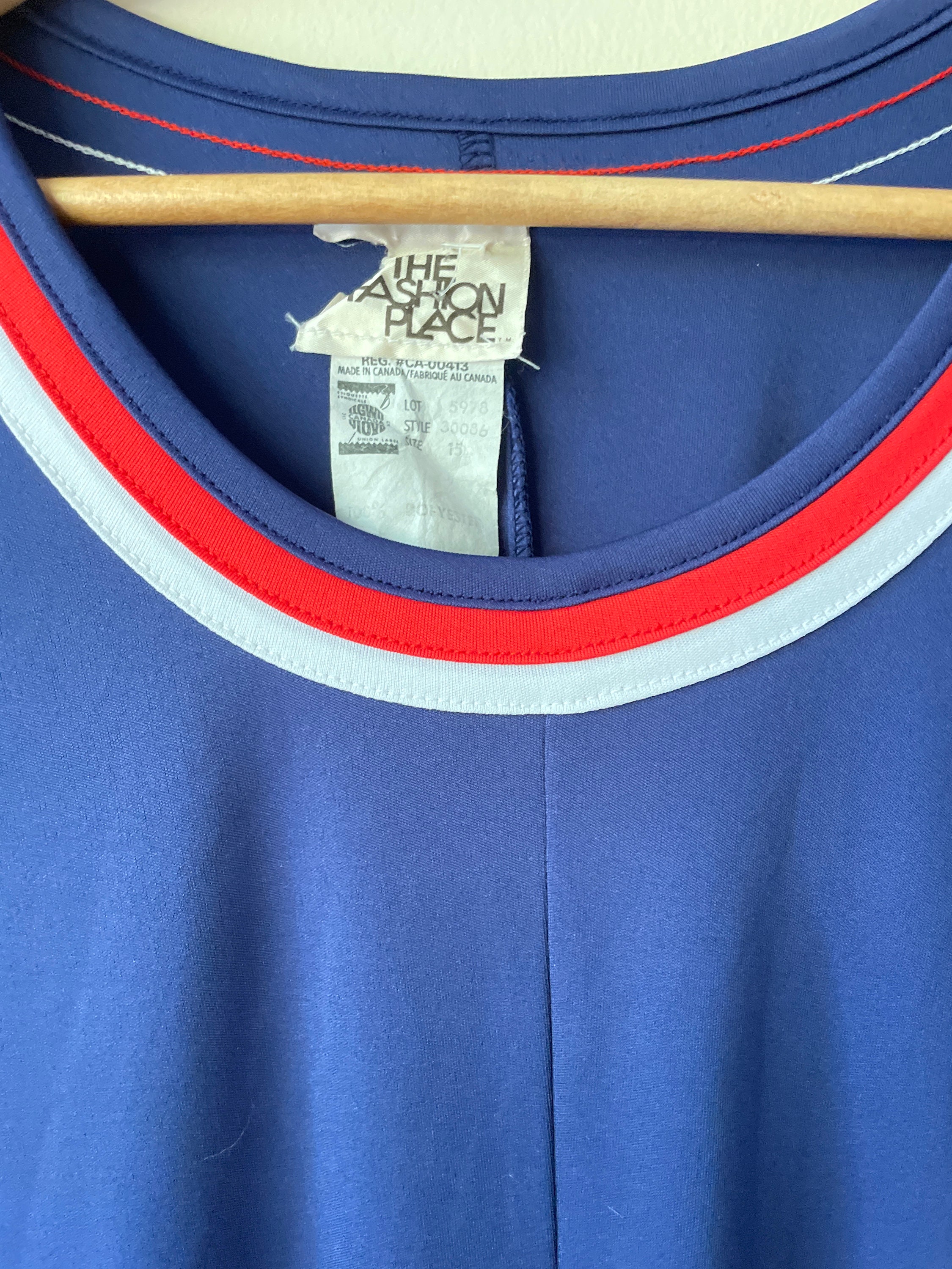 Vintage Mod Dress | 1960s | ILGWU Union | Retro Style | A-line | Red ...